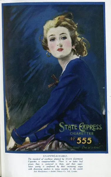 Advertisement for State Express Cigarettes Our beautiful Wall Art and ...