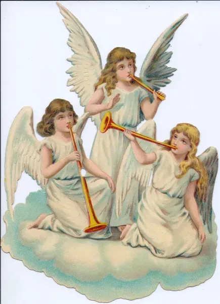 Victorian Christmas Musicians Art