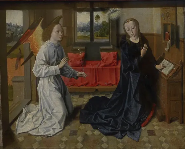 The Annunciation, circa 1480-1490 Our beautiful Wall Art and Photo ...