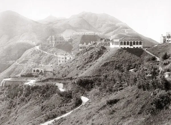 Buildings on The Peak, Hong Kong, c. 1890 s Our beautiful Wall Art and ...