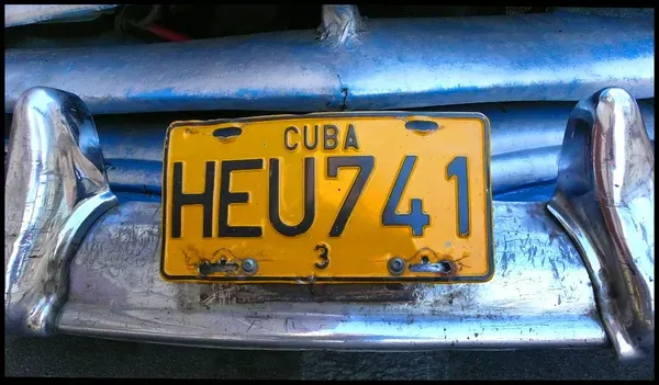 Havana License Plate
