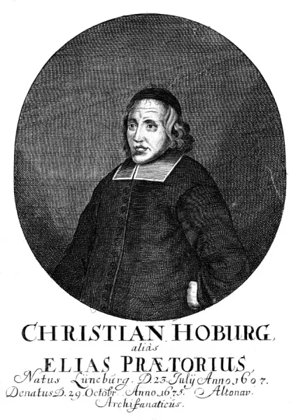CHRISTIAN HOBURG (Elias Praetorius) German archifanaticus