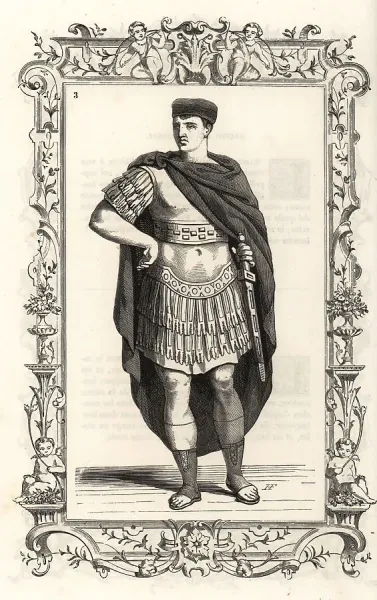 Roman Soldier Costume Drawing File:Albert Kretschmer Roman General