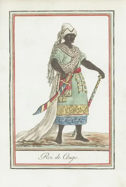 Costume of a king of Congo, Africa Our beautiful Wall Art and Photo ...