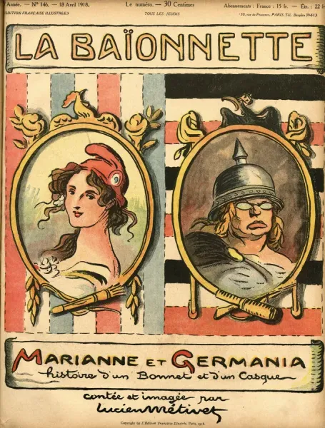 Front cover, La Baionnette, WW1 For sale as Framed Prints, Photos, Wall ...