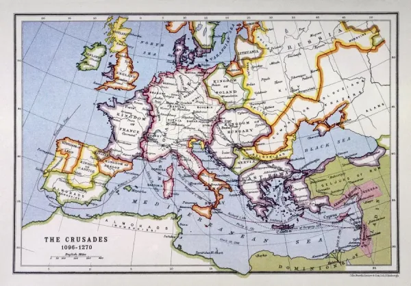 Route Of The 8th Crusade