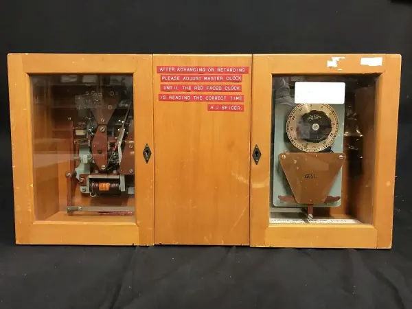 Cunard Line, QE2 master clock control system with original
