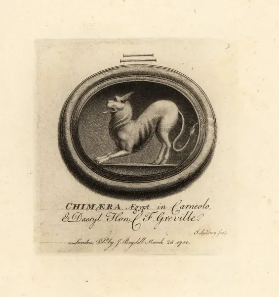 Egyptian chimera with lions head Our beautiful Wall Art and Photo Gifts ...