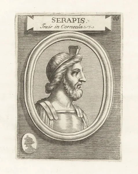 Emperor Julian as Graeco-Egyptian deity Serapis Our beautiful Wall Art ...
