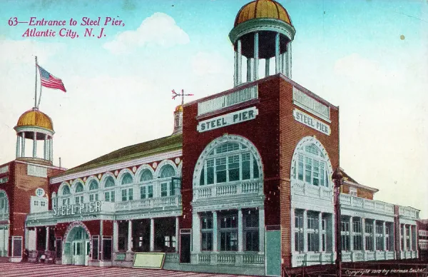 Entrance to Steel Pier, Atlantic City Our beautiful Wall Art and Photo ...