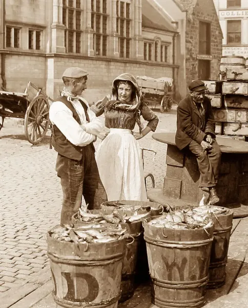 Victorian Market Painting
