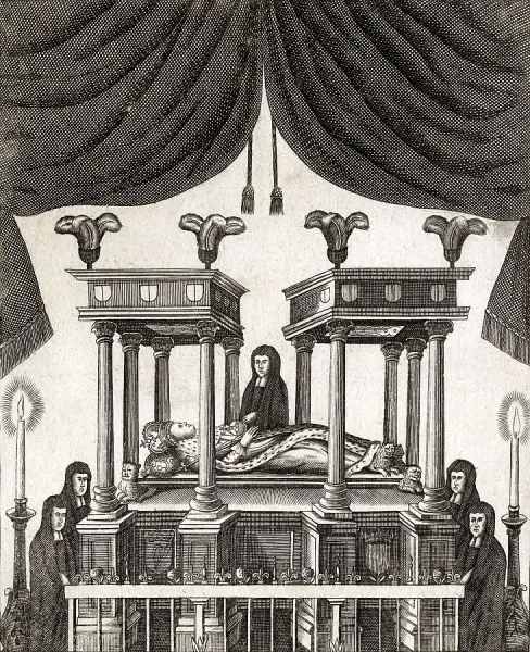 Funerals Queen Mary Ii Death Wife William Iii Our beautiful Wall Art ...