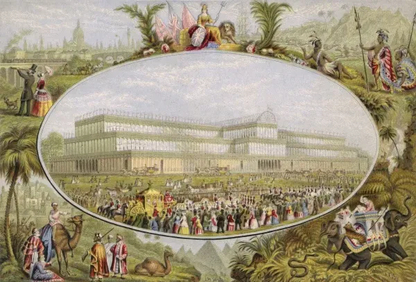 General view of the Great Exhibition of 1851 Our beautiful Wall Art and ...