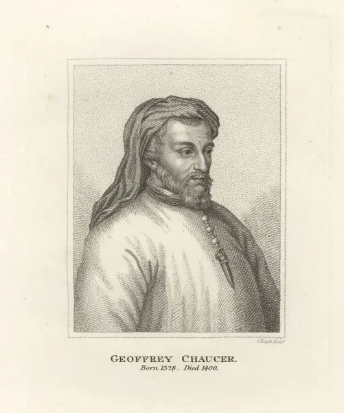 Geoffrey Chaucer, English author and poet Our beautiful Wall Art and ...