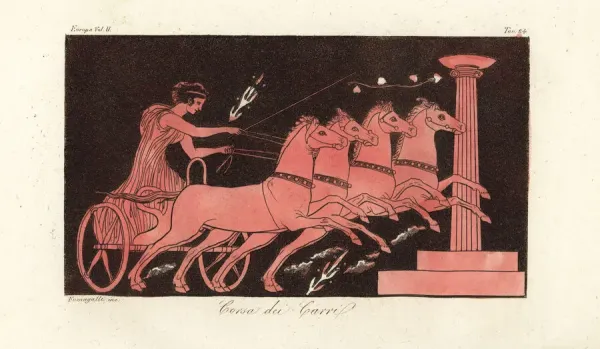 Ancient Olympic Games Chariot Racing