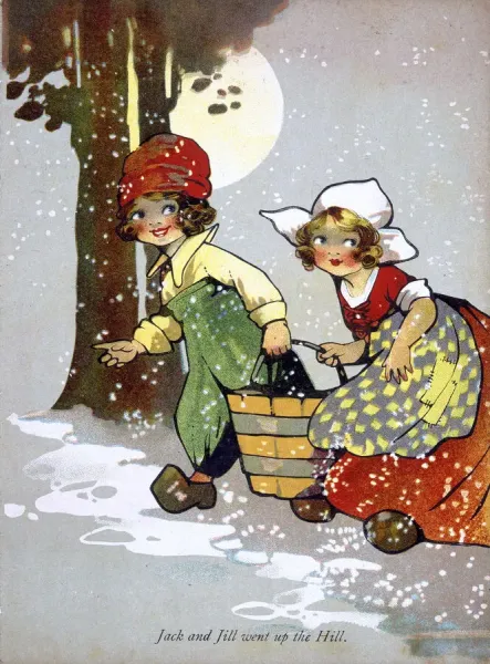 Jack And Jill Went Up The Hill JACK AND JILL WENT UP THE HILL " Art