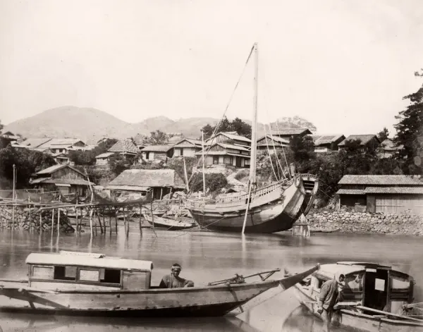 Japanese Junk probably Nagasaki Our beautiful Wall Art and Photo Gifts ...