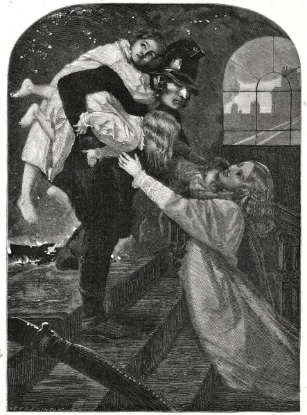 John Everett Millais El Rescate