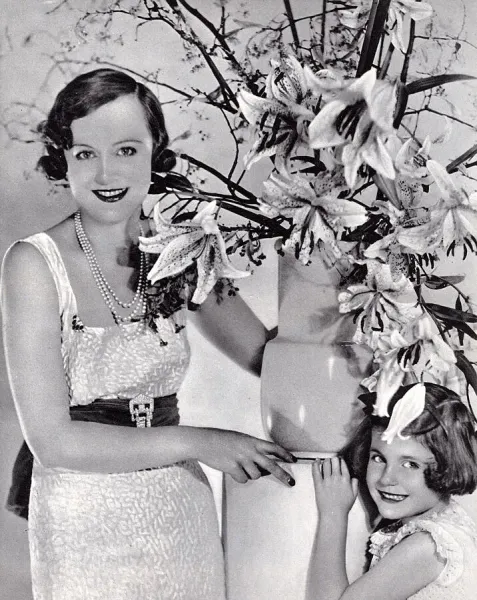 Lady Dunn and her daughter, Anne by Madame Yevonde
