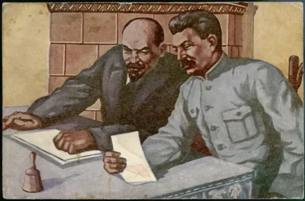 Stalin And Lenin Painting The Story Of Art In The Russian Revolution