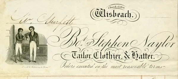 Letterhead design Stephen Naylor, Tailor, Wisbech Our beautiful Wall ...