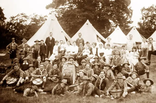 Liverpool boy scouts in camp Our beautiful Wall Art and Photo Gifts ...