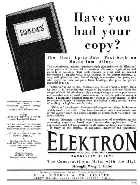 Magnesium Elektron Elektron Magnesium Alloys Magnesium