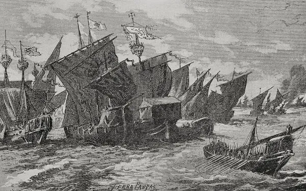 Middle Ages. Commercial control of the Mediterranean