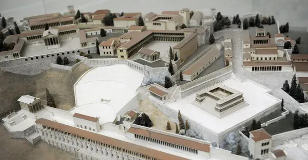 Model of Pergamum Our beautiful Wall Art and Photo Gifts include Framed ...