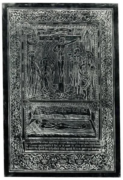 Monumental brass rubbing, Nicholas le Brun, Jeumont
