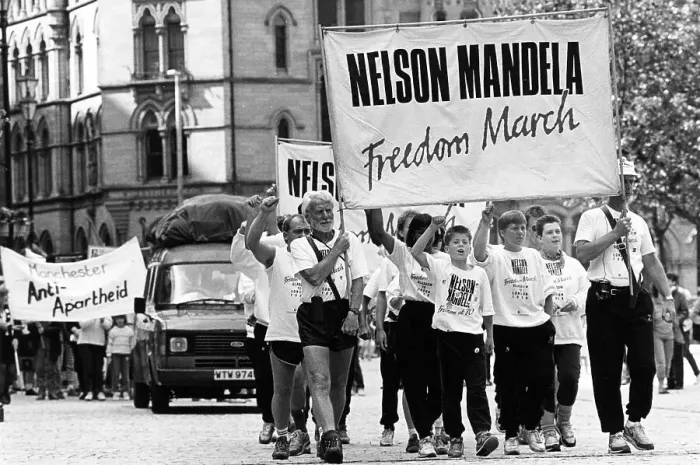 Apartheid Protest Nelson Mandela