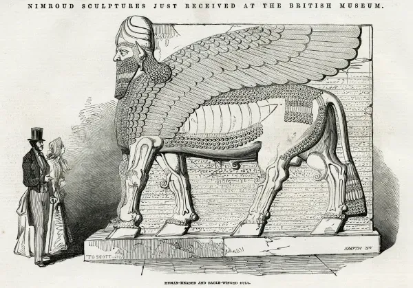 Nineveh Sculpture at the British Museum, London Our beautiful Wall Art ...