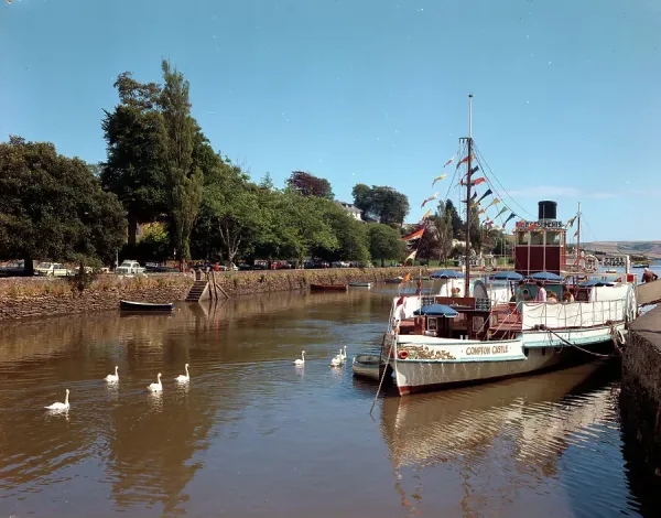 Paddle Steamer Compton Castle, Kingsbridge Our beautiful Wall Art and ...