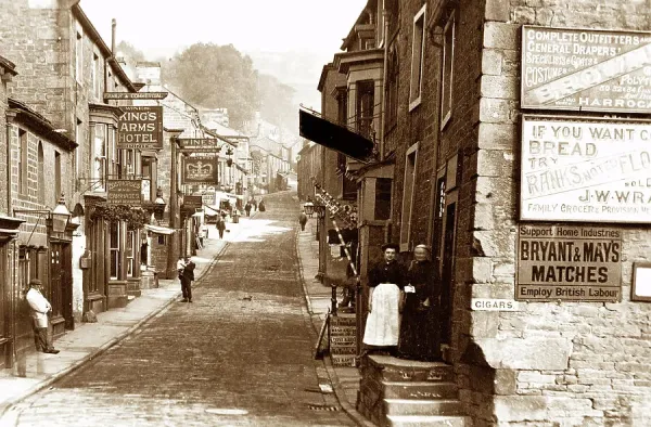 Pateley Bridge High Street early 1900s Our beautiful Wall Art and Photo ...