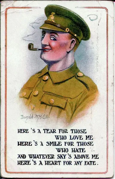 Patriotic postcard, Soldier in the British Army Our beautiful Wall Art ...