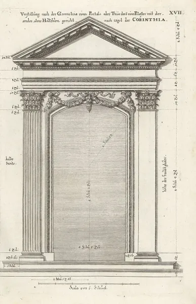 Portal or door in the Corinthian order Our beautiful Wall Art and Photo ...