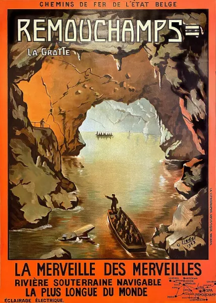 Poster, Caves of Remouchamps, Liege Our beautiful Wall Art and Photo ...