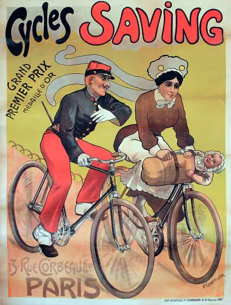 Poster, Cycles Saving, Grand Premier Prix, Gold Medal