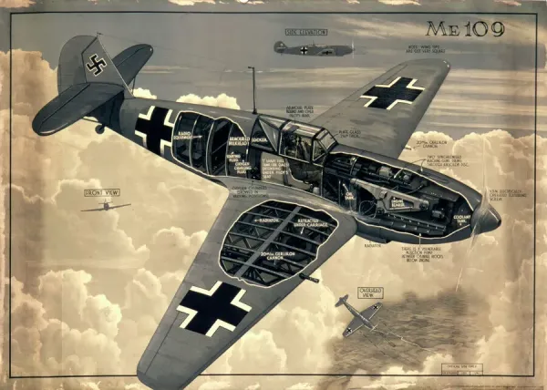 Messerschmitt Me109f Wallpaper Techmod Decals 1/48 MESSERSCHMITT