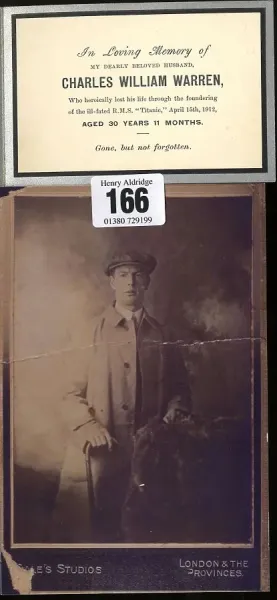 RMS Titanic Charles William Warren Our beautiful Wall Art and Photo ...