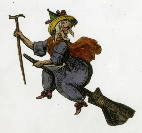 Witch On Broom Stick Can Witches Fly? A Historian Unpacks The Medieval