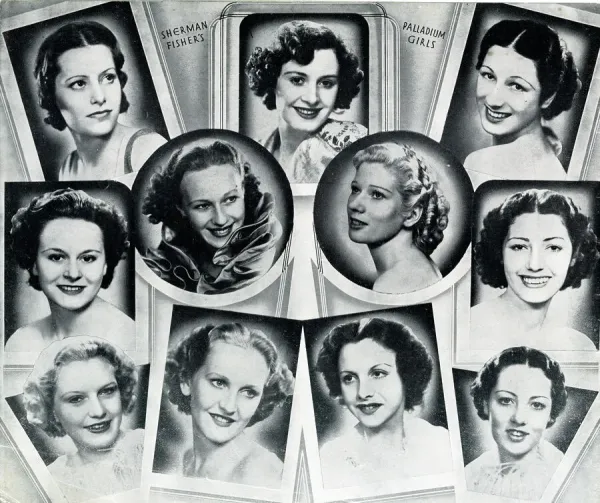 Sherman Fishers Palladium Girls, London Palladium Our beautiful Wall ...