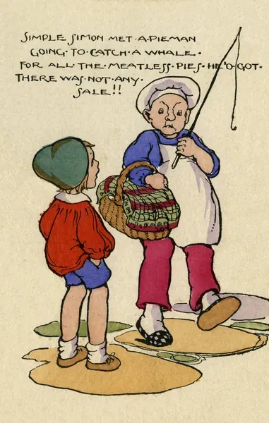 Simple Simon met a pieman. Nursery rhyme Our beautiful Wall Art and ...