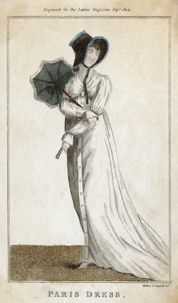Victorian Parasol Drawing Accessory Parasol, 1920s