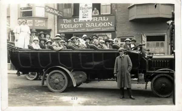 Solid Tyred ThornycroftLeyland Charabanc Our beautiful Wall Art and ...