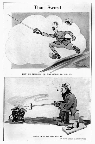 Trench Warfare Ww1 Cartoon