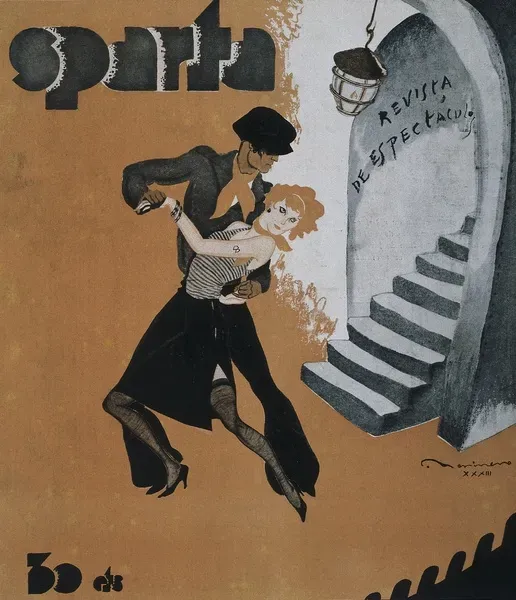 Tango apache. Illustration by Marinero for the cover of