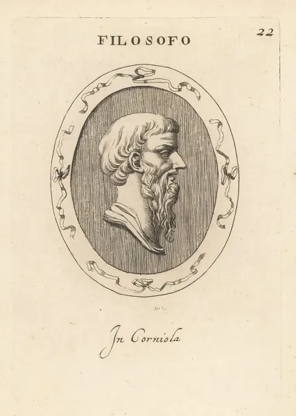 Unknown ancient Greek philosopher with beard Our beautiful Wall Art and ...