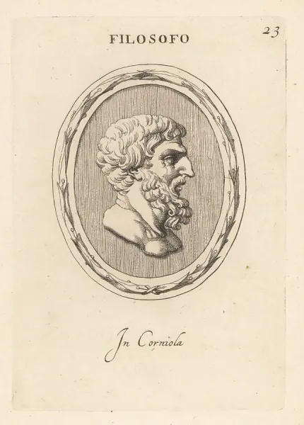 Unknown ancient Greek philosopher with beard Our beautiful Wall Art and ...