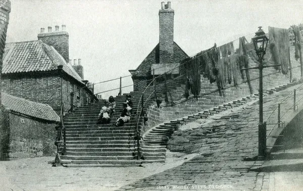 The Whitby 199 steps Whitby, North Yorkshire Our beautiful Wall Art and ...